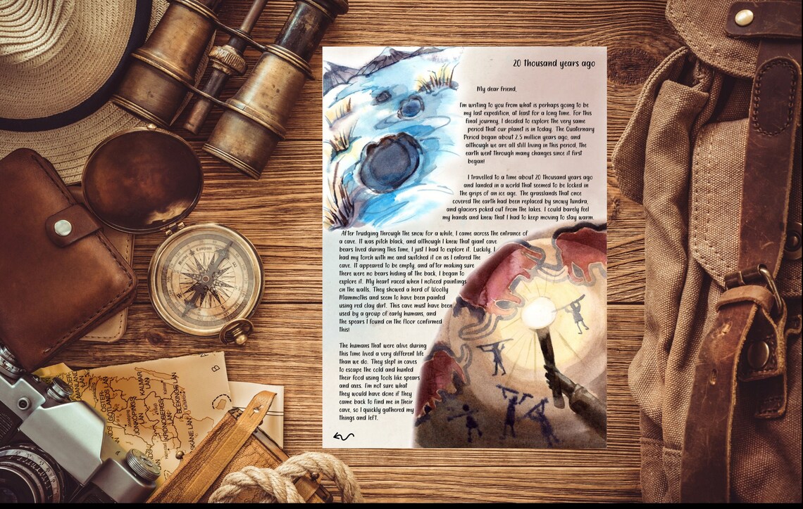 Illustrated Letters/dinosaur Fossil/kids Lesson Plans/curriculum ...