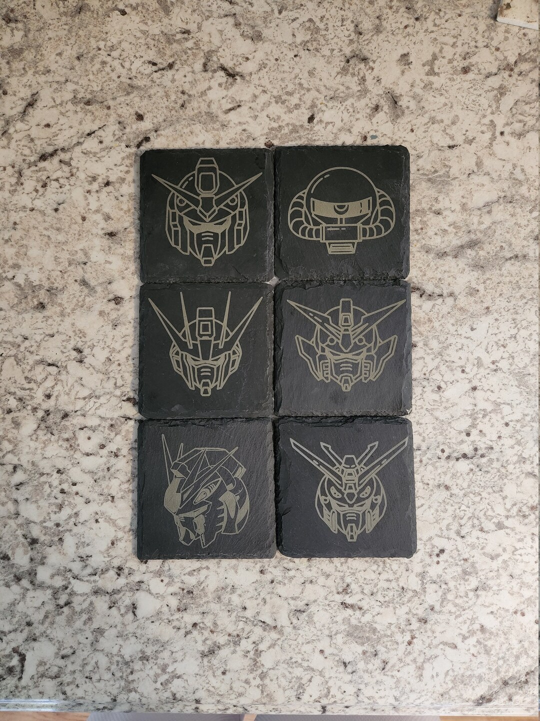 Gundam Slate Coasters - Etsy