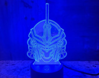 Gundam Led Lamp - Etsy