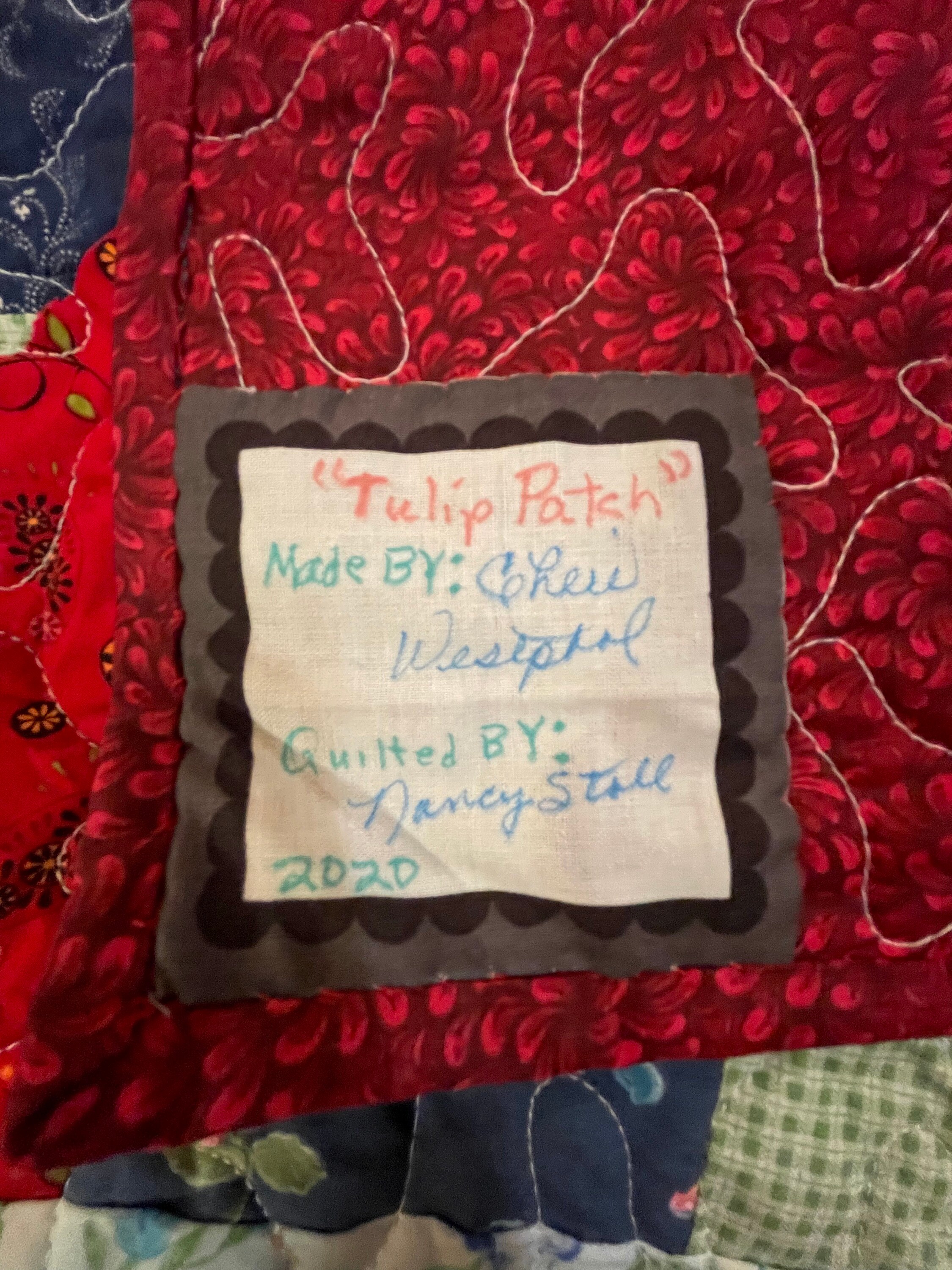 Handmade Quilt “tulip Patch” - Etsy