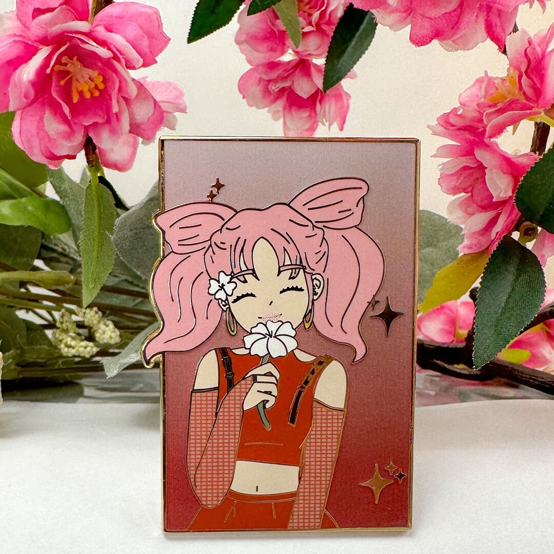 Sailor Moon Usagi Chibi Mini Kawaii Enamel Pin Anime Cute Button ...