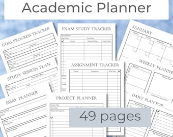 High School Planner - Etsy