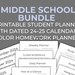 Academic Planner Printable, Goal Setting for High School, Middle School ...