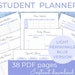 Academic Planner Printable, Goal Setting for High School, Middle School ...