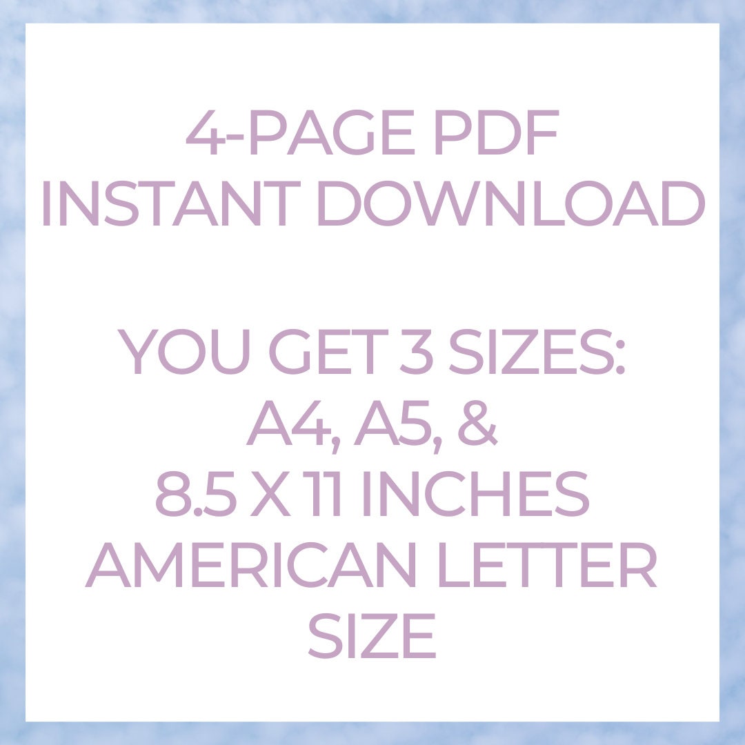 Homework Planner Printable, Middle School Planner, Study Planner ...