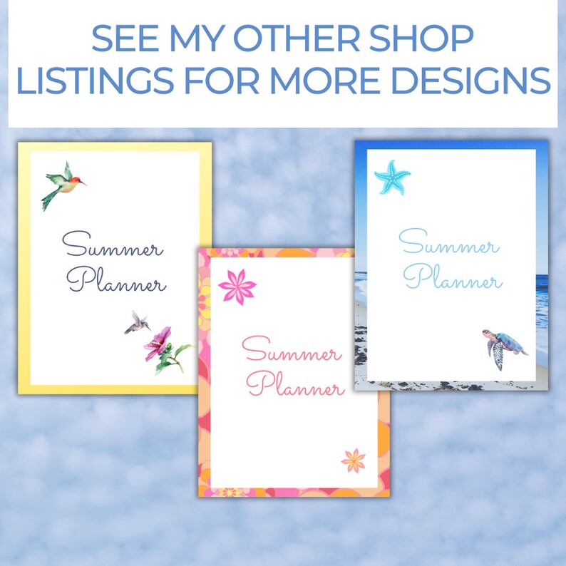 Summer Printable Planner for Teens and Tweens With Pink Floral Design ...