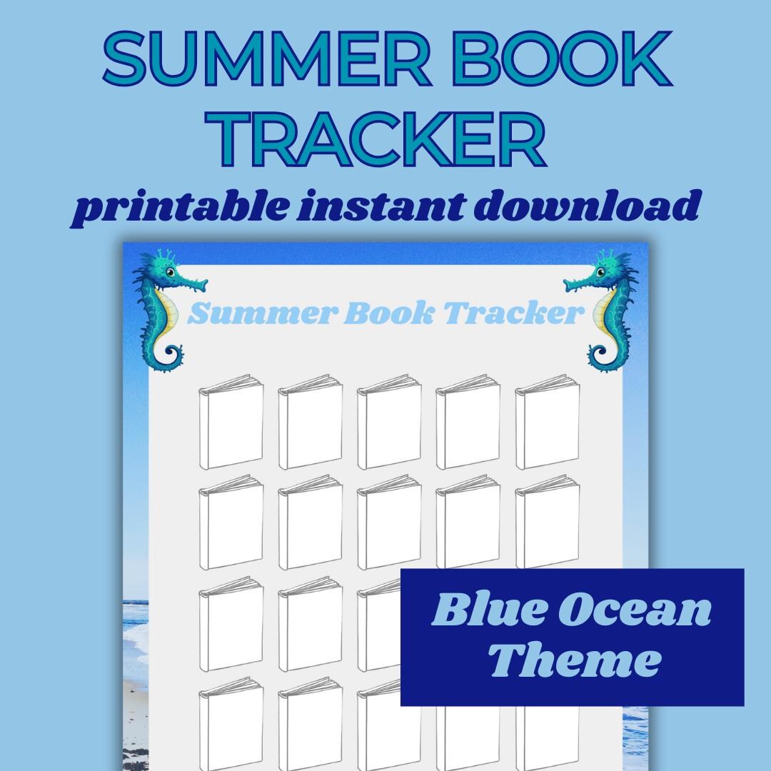 Summer Reading Log Printable, Summer Printable Reading Tracker PDF ...