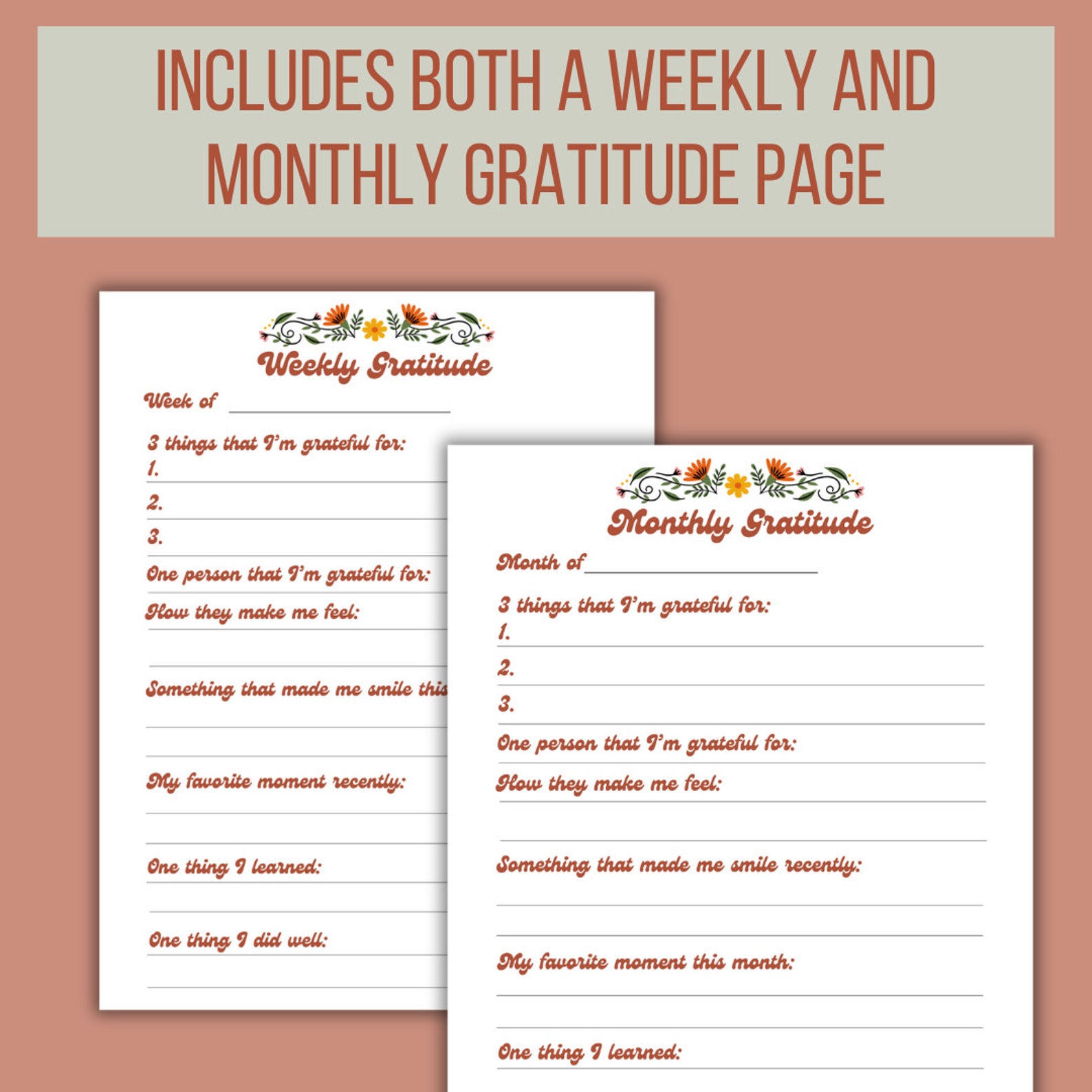 Gratitude Journal for Teens and Tweens, One Good Thing Journal ...