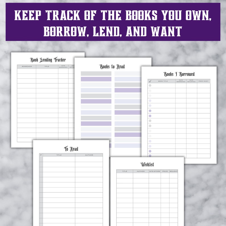 Dark Academia Printable Bundle, Gothic Student Planner Reading Journal ...