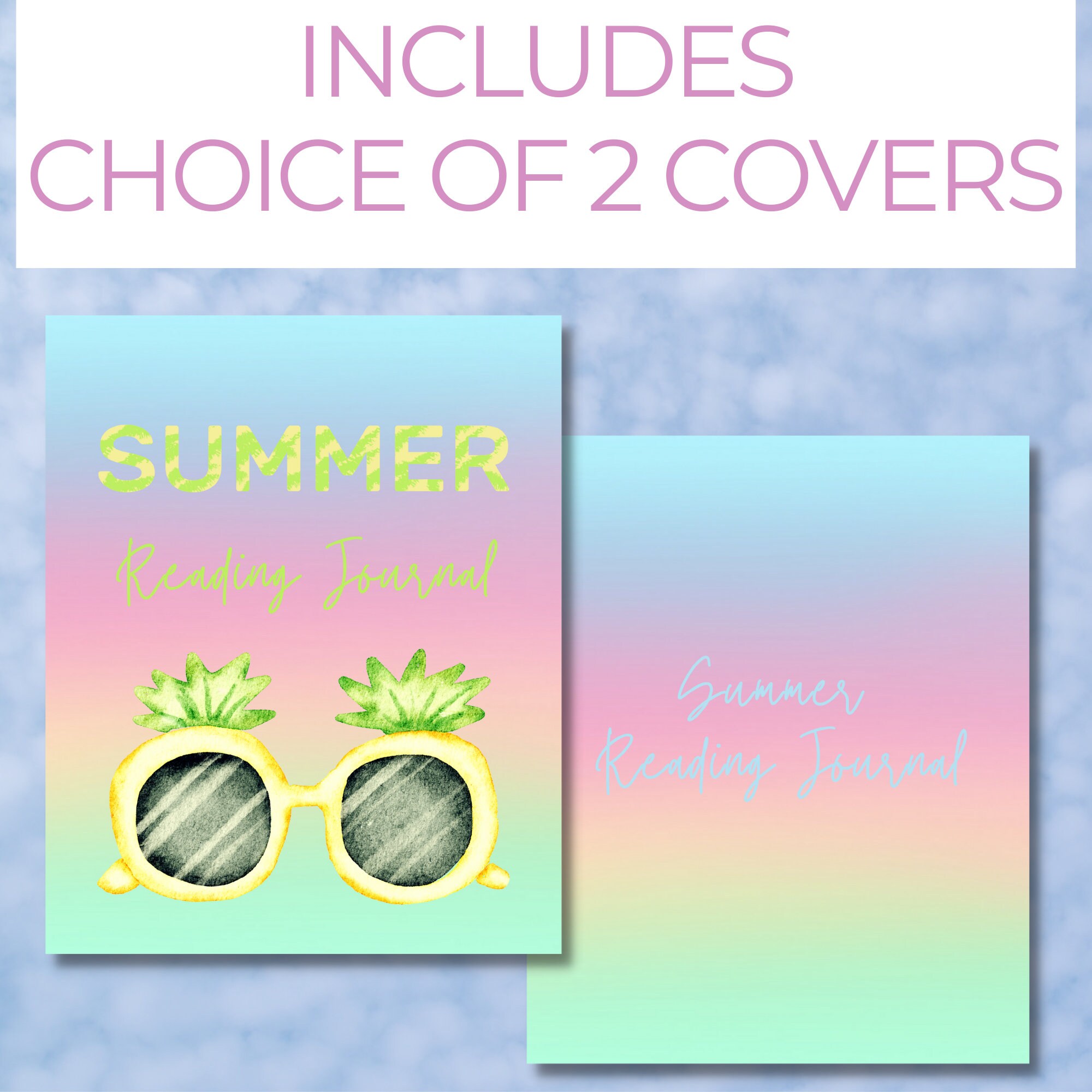 Summer Reading Journal for Teens, Tweens Printable Reading Planner 2024 ...