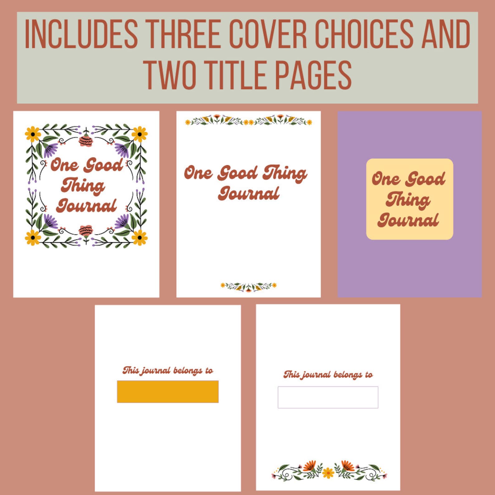 Gratitude Journal for Teens and Tweens, One Good Thing Journal ...