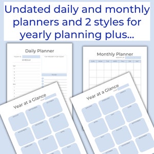 Middle School Student Planner PDF, ADHD Middle School Planner Printable ...