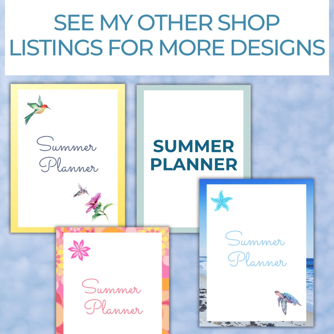 2024 Summer Break Planner Printable Page Inserts for Teens and Tweens ...