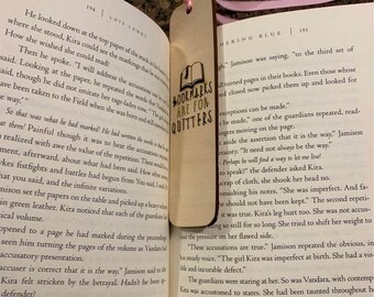 Wood Bookmark Never Judge a Book by Its Movie Laser Engraved Alder Wood ...