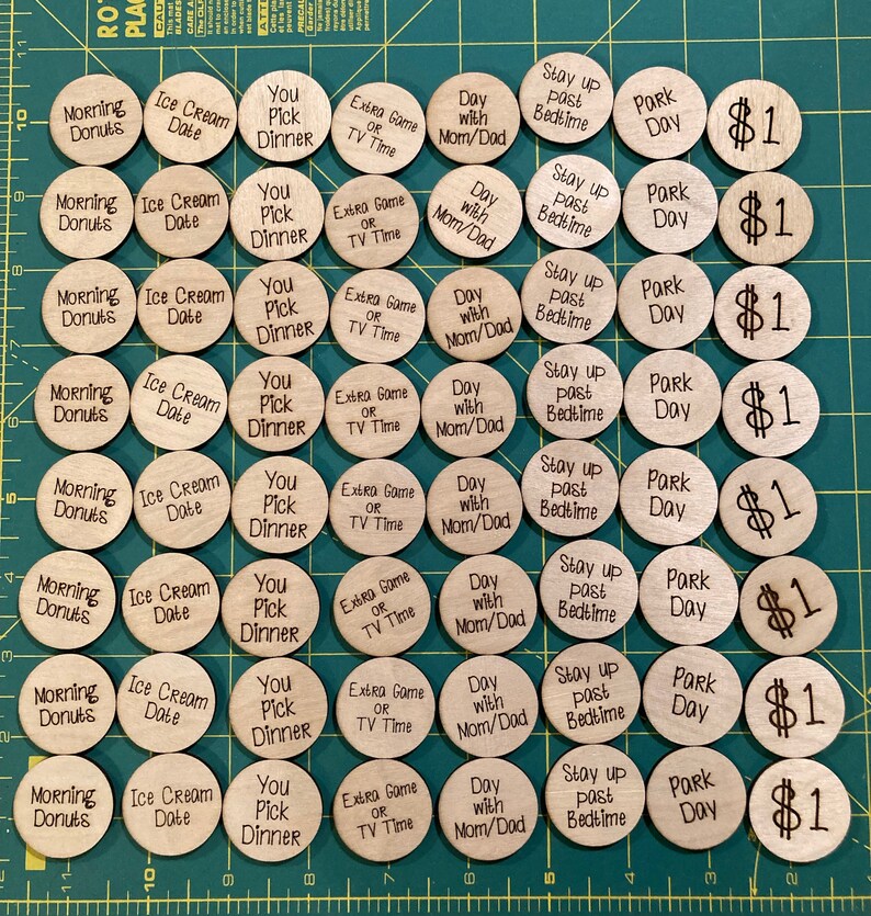 Reward Tokens (set of 24) - Etsy