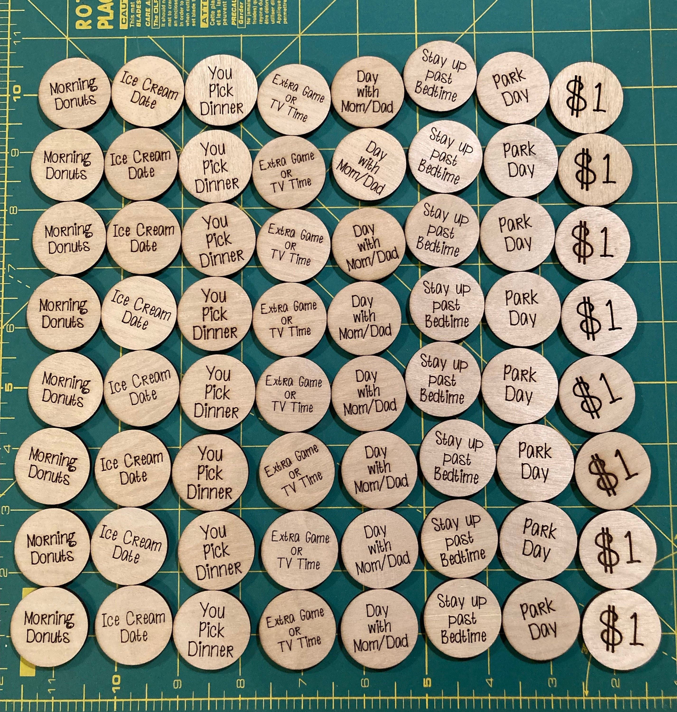 Reward Tokens (set of 24) - Etsy