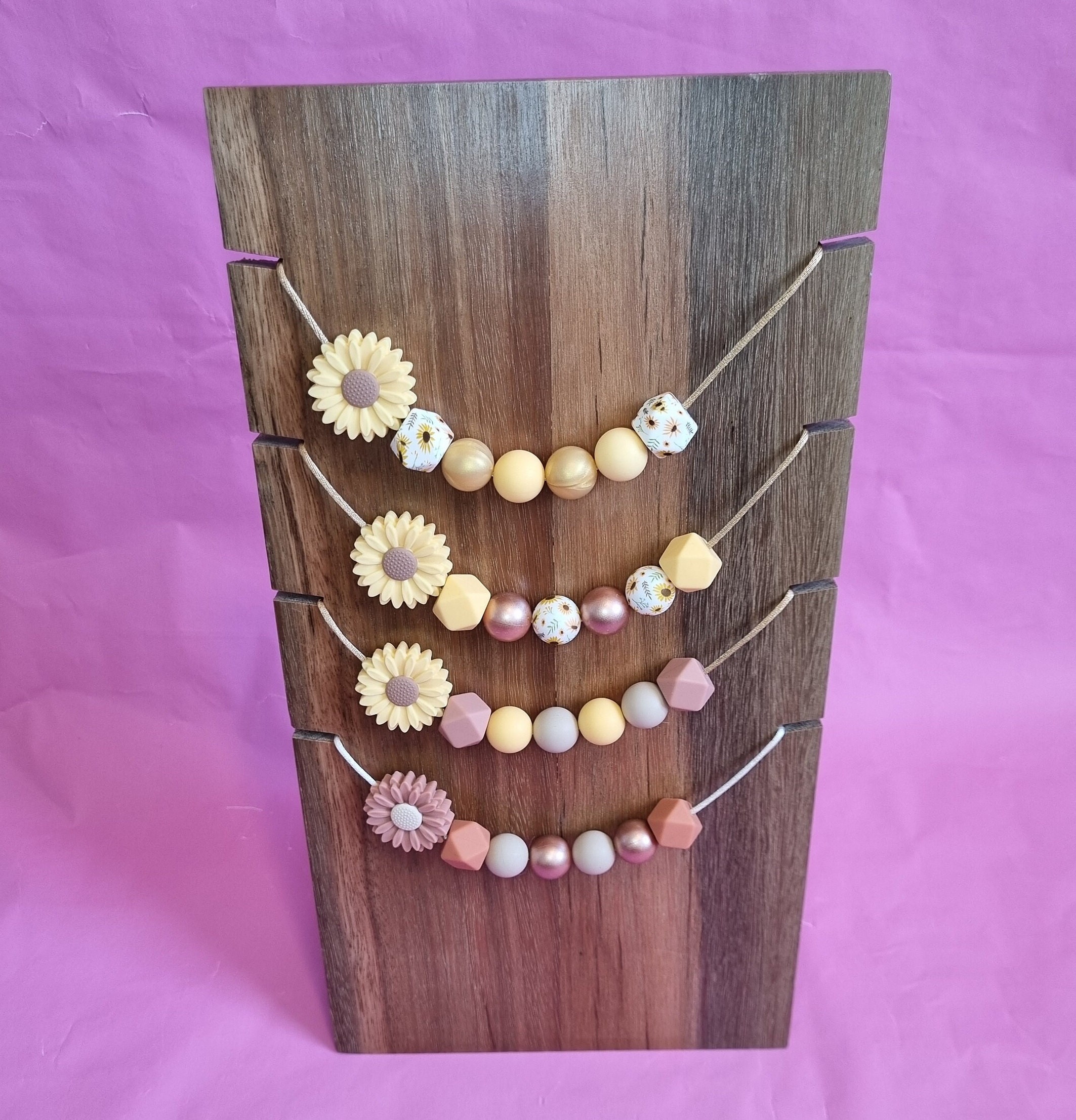 Sunflower Silicone Bead Necklace Sensory Stimming Necklace - Etsy