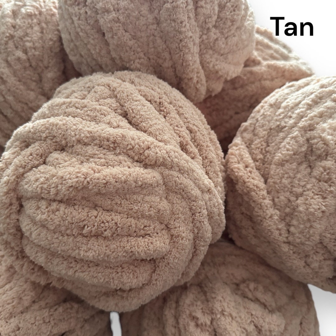 Vegan Yarn Super Bulky, Chunky Cotton Tube Yarn for Weaving, Thick Yarn ...
