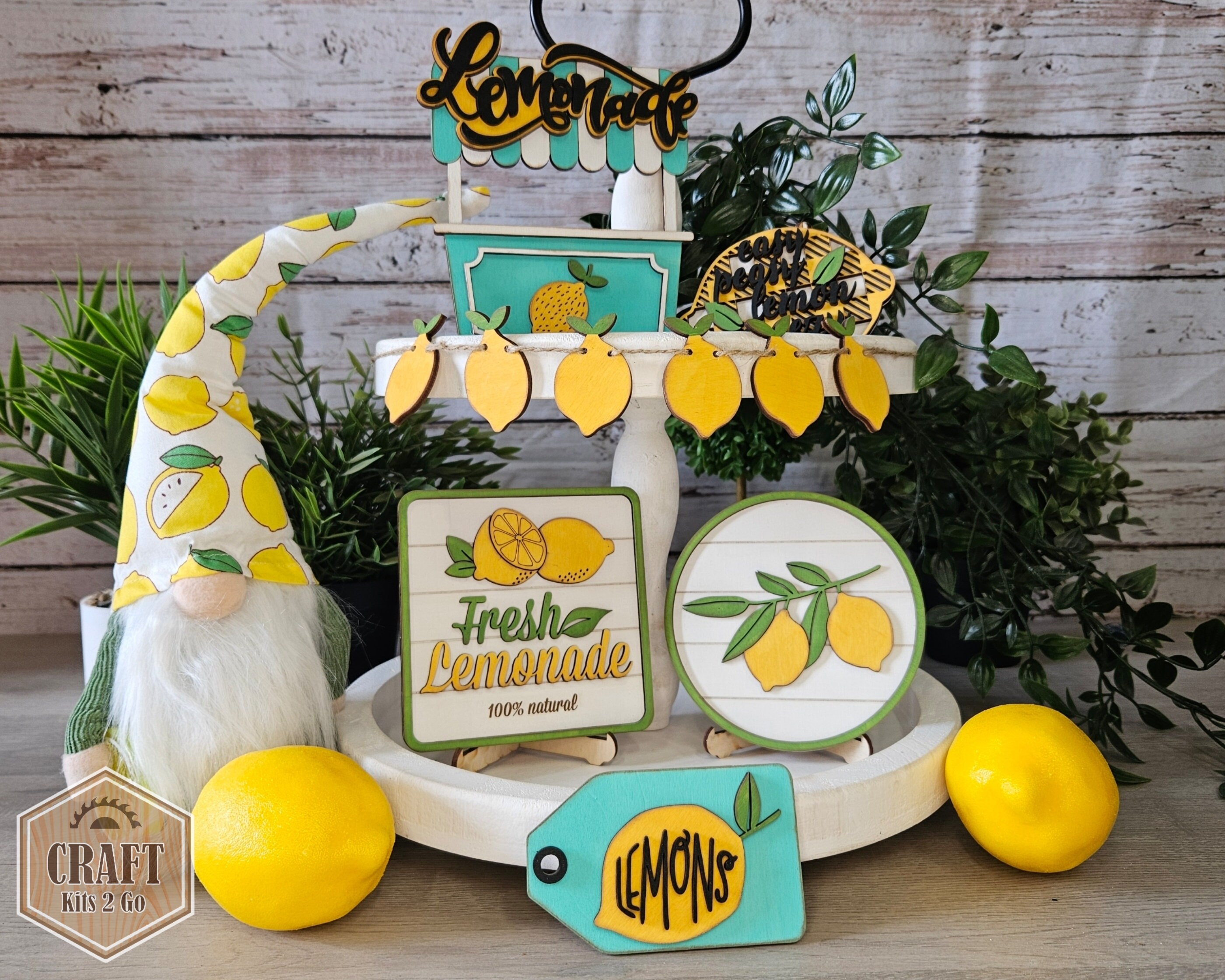 Lemonade Stand Lemons Summer Decor Summertime Summer Crafts DIY Craft ...