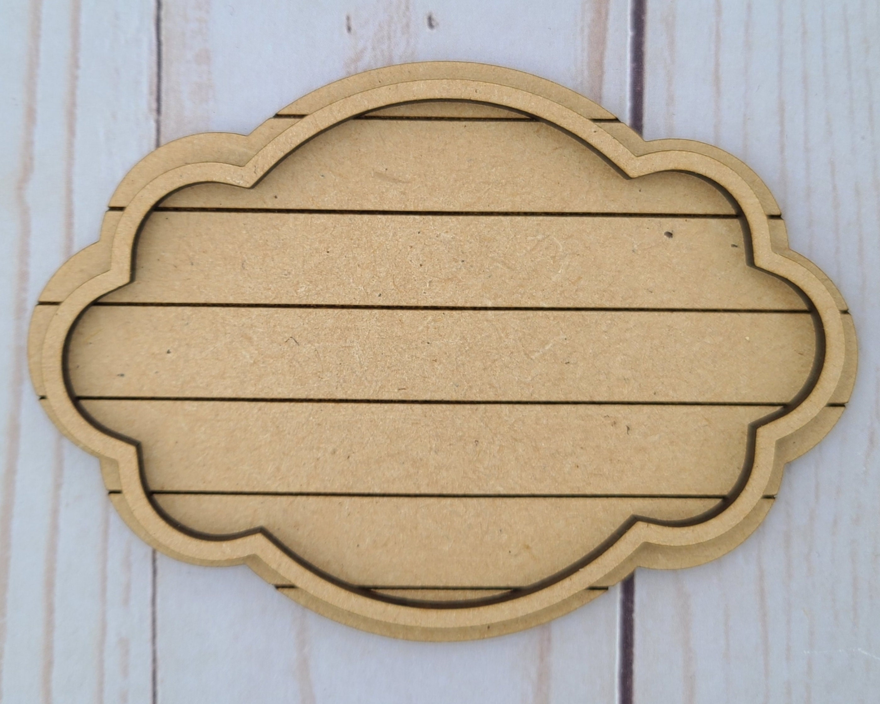 Ship-lap Frame Craft Kit DIY Paint Kit DIY Frame Border Backer Piece ...