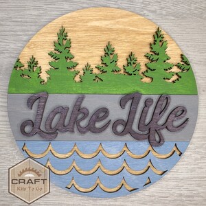 Lake Life | Lake House | Outdoors | Summer | DIY Craft Kits | Paint ...