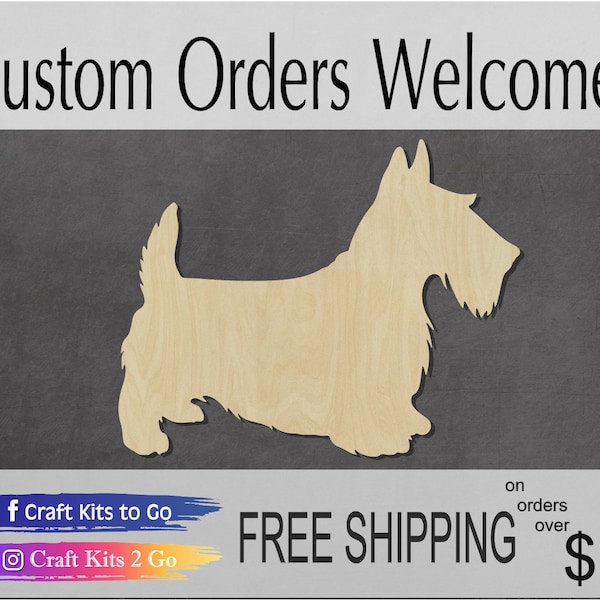 Scotty Dog Cutout - Etsy