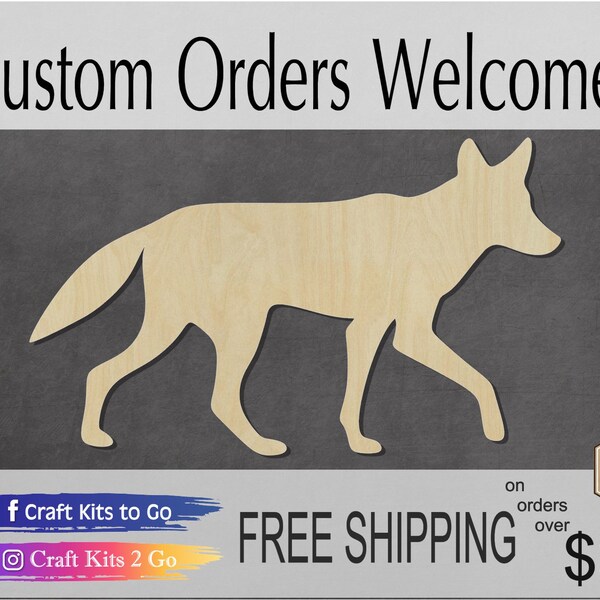 Coyote Cutouts - Etsy