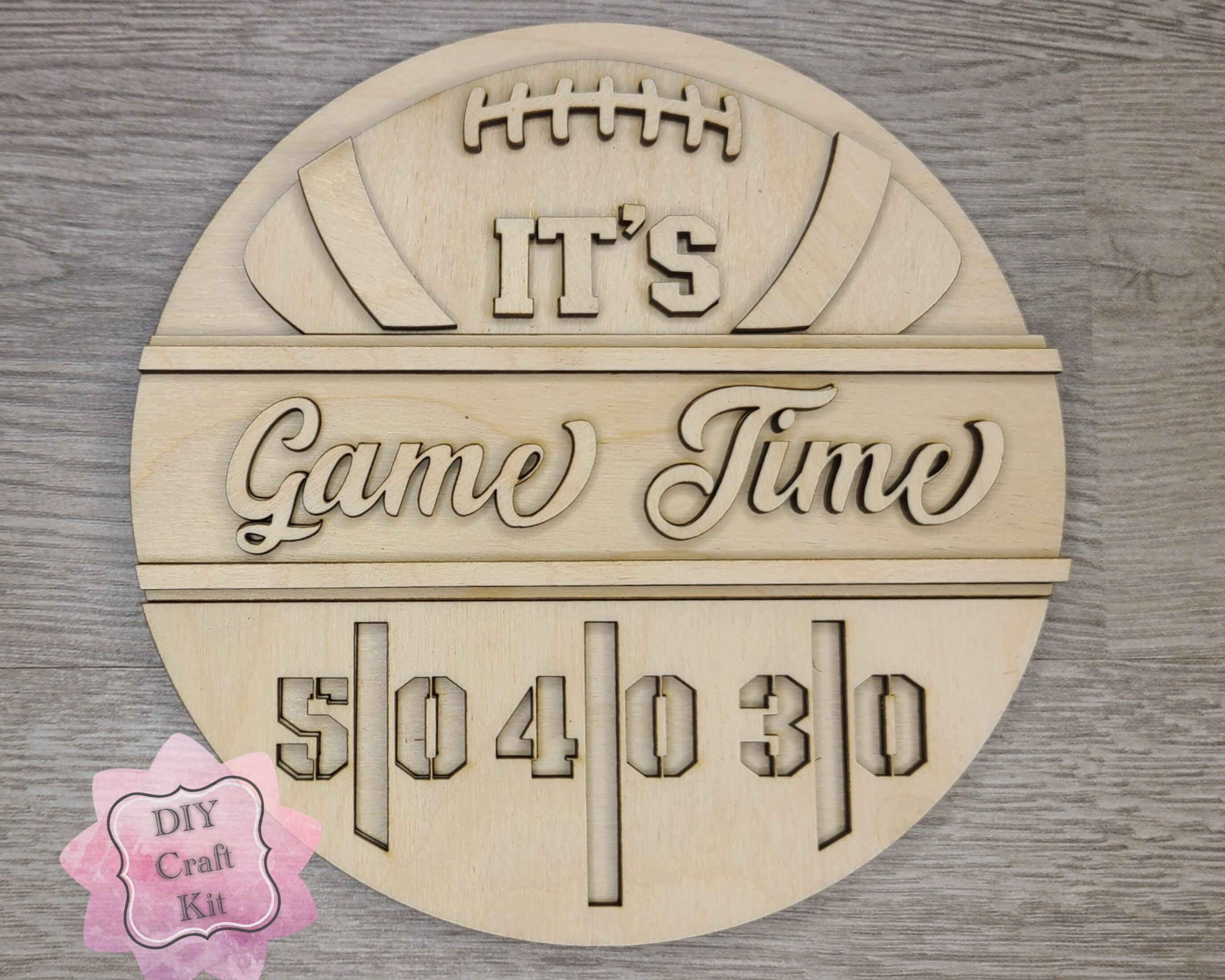 Football Welcome Sign Sports Sign DIY Craft Kit DIY Paint Kit - Etsy