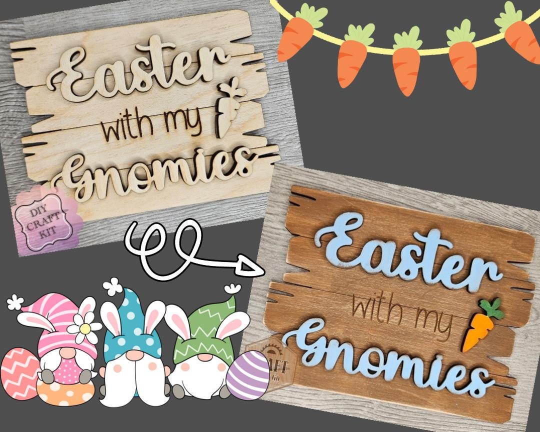 Easter Gnome | Easter Crafts | Easter Bunny | DIY Craft Kits | Paint ...