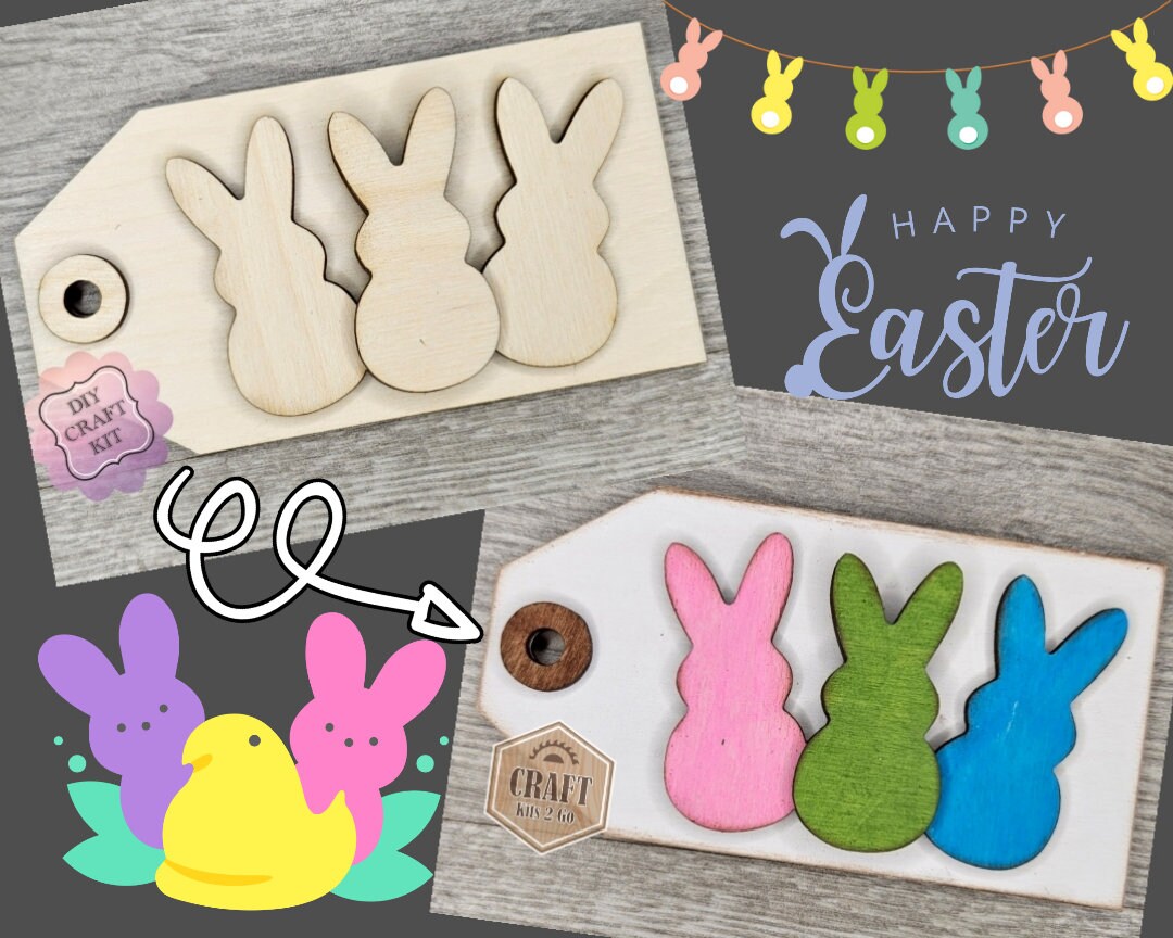 Peep Easter Tag | Easter Egg Tag | Easter Bunny | Spring Crafts ...