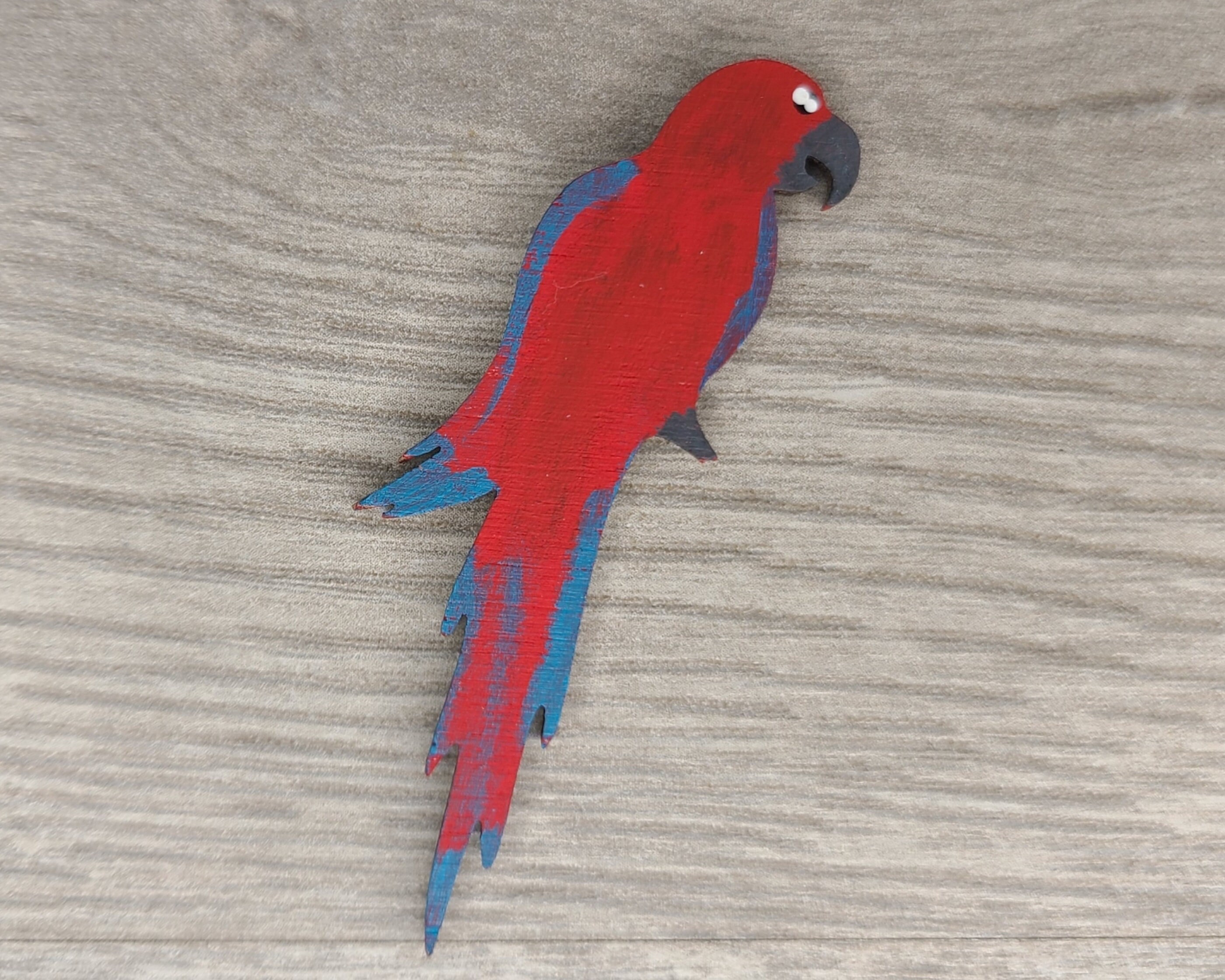 Parrote Bird Birds Zoo Animals Animal Wood Shape Cutout 1825 Wood ...