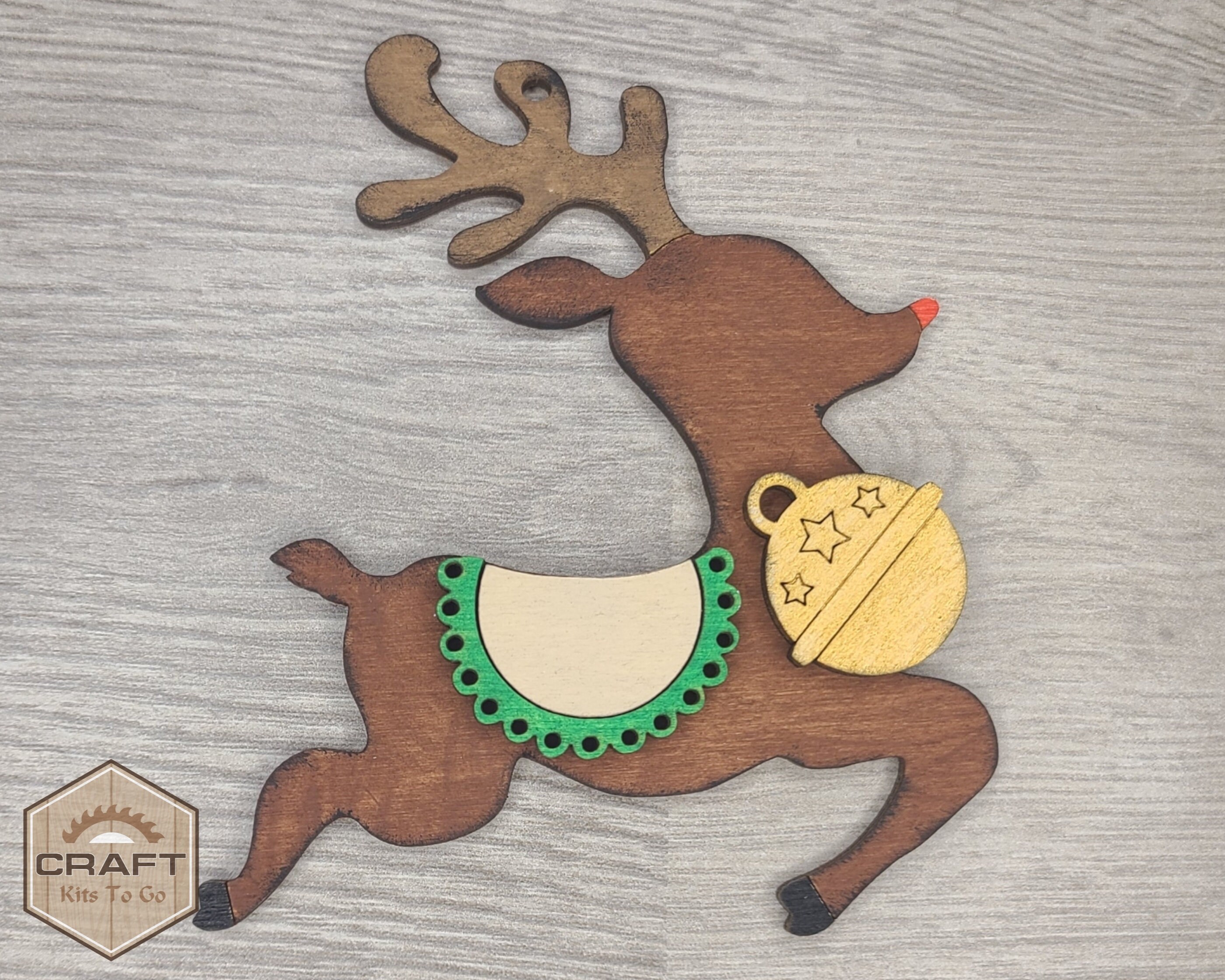 Reindeer Ornament Christmas Crafts Holiday Activities Christmas Decor ...