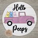 Hello Peeps Sign | DIY Easter Crafts | Easter Decor | DIY Craft Kits ...