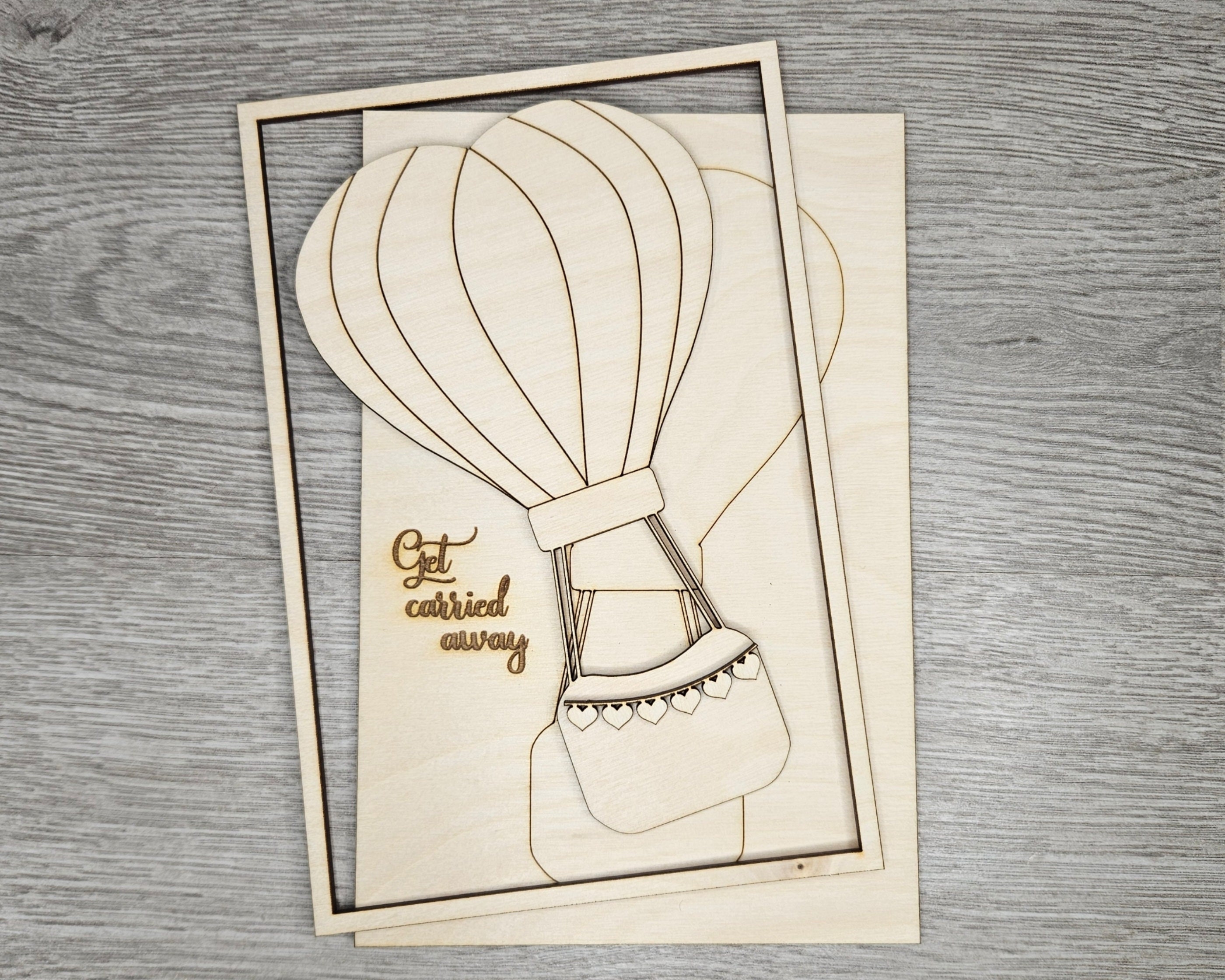 Hot Air Balloon Sign Hot Air Balloon Crafts DIY Craft Kits Paint Party ...