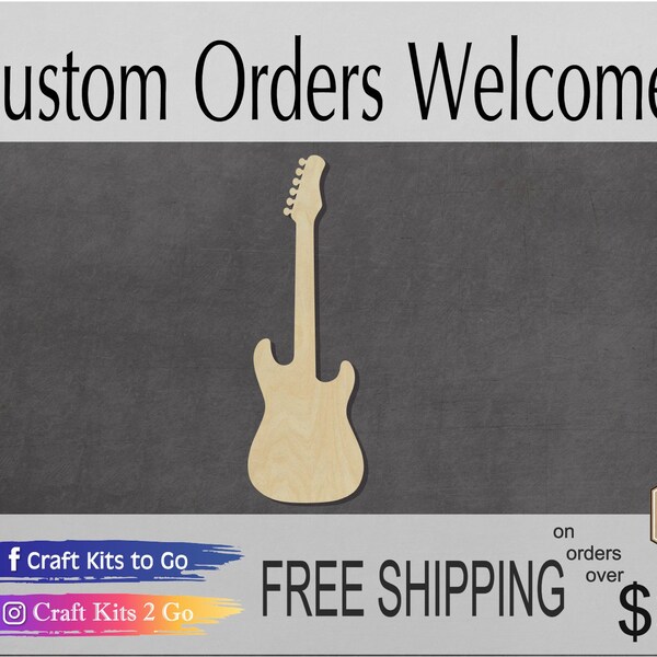 Electric Guitar Cutouts - Etsy