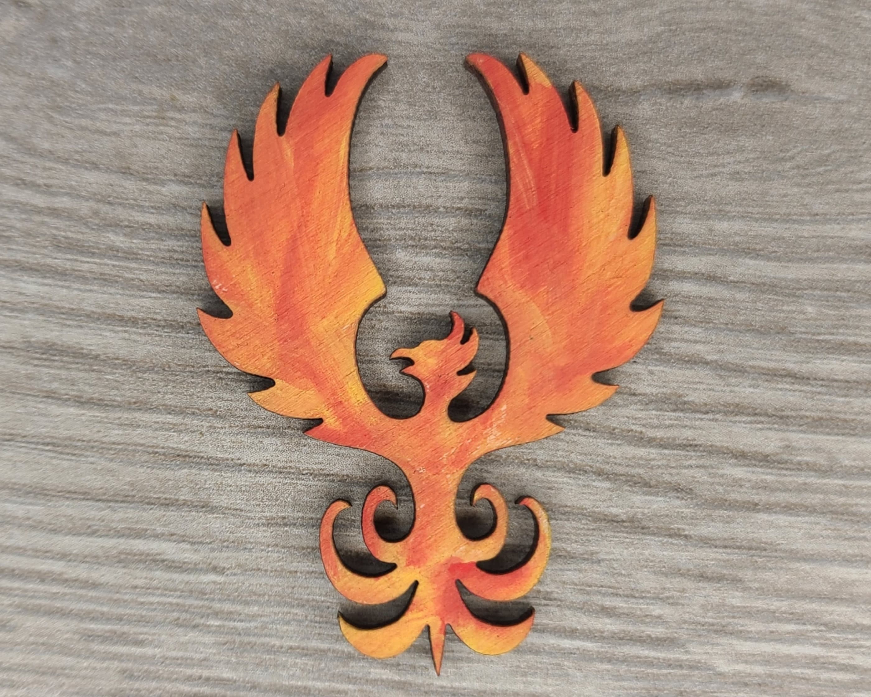 Phoenix Bird Zoo Animals Birds Animal Wood Shape Cutout 1843 Wood ...