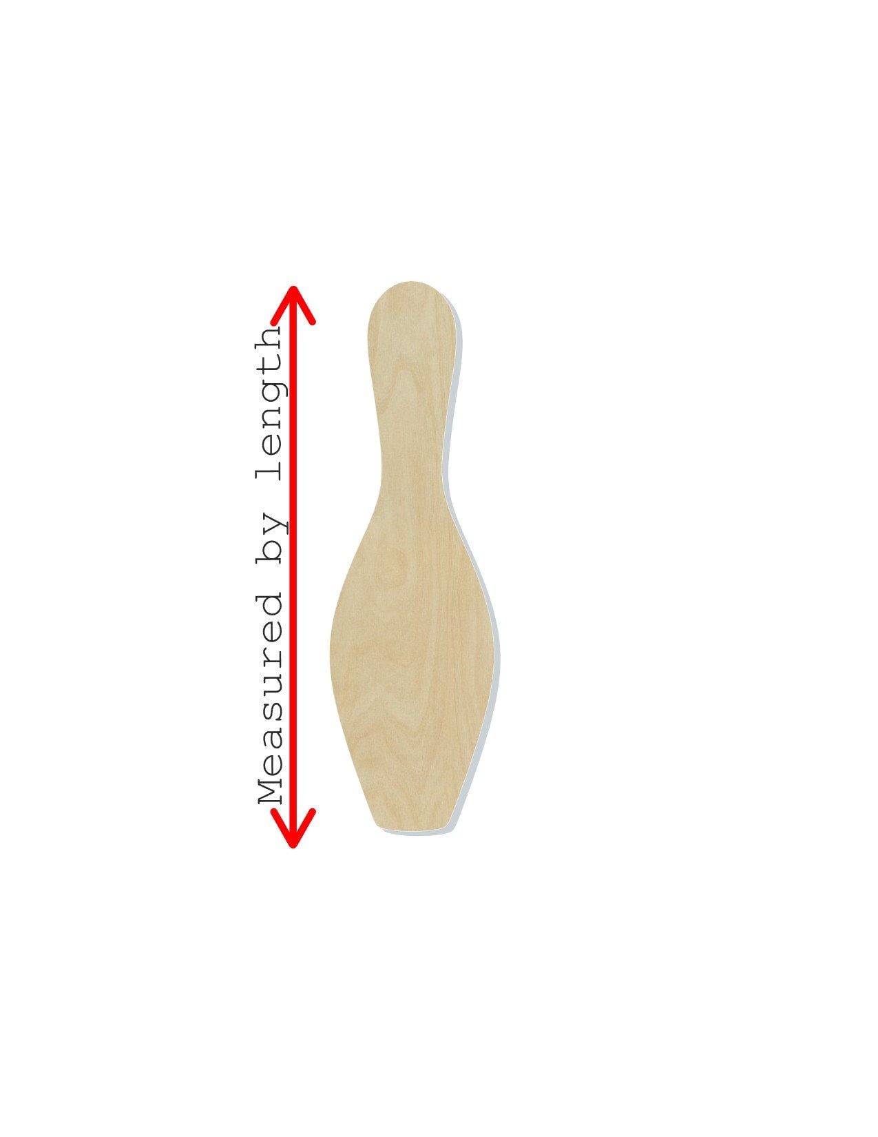 Bowling Pin Sports Hobby Wood Shape Cutout 1209 Wood Cutouts Wood ...