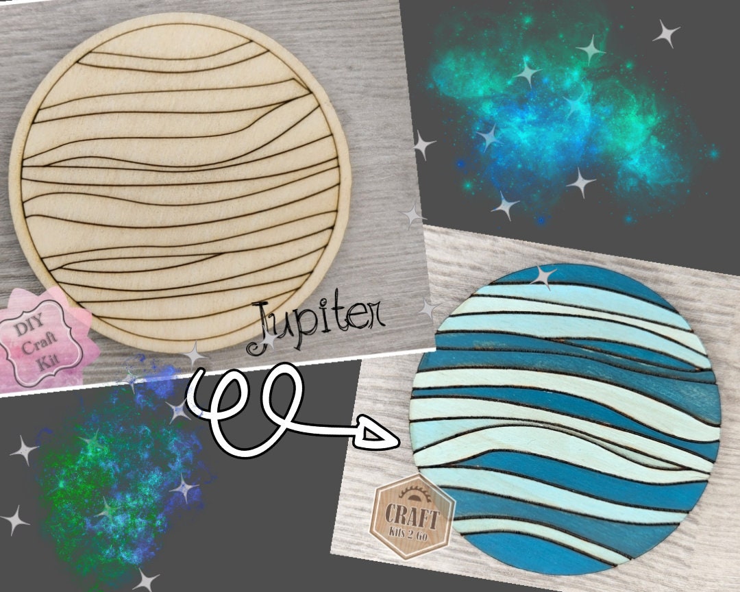 Juniper Cutout Space Outer Space Kids Crafts Wood Shape Cutout 2227 ...