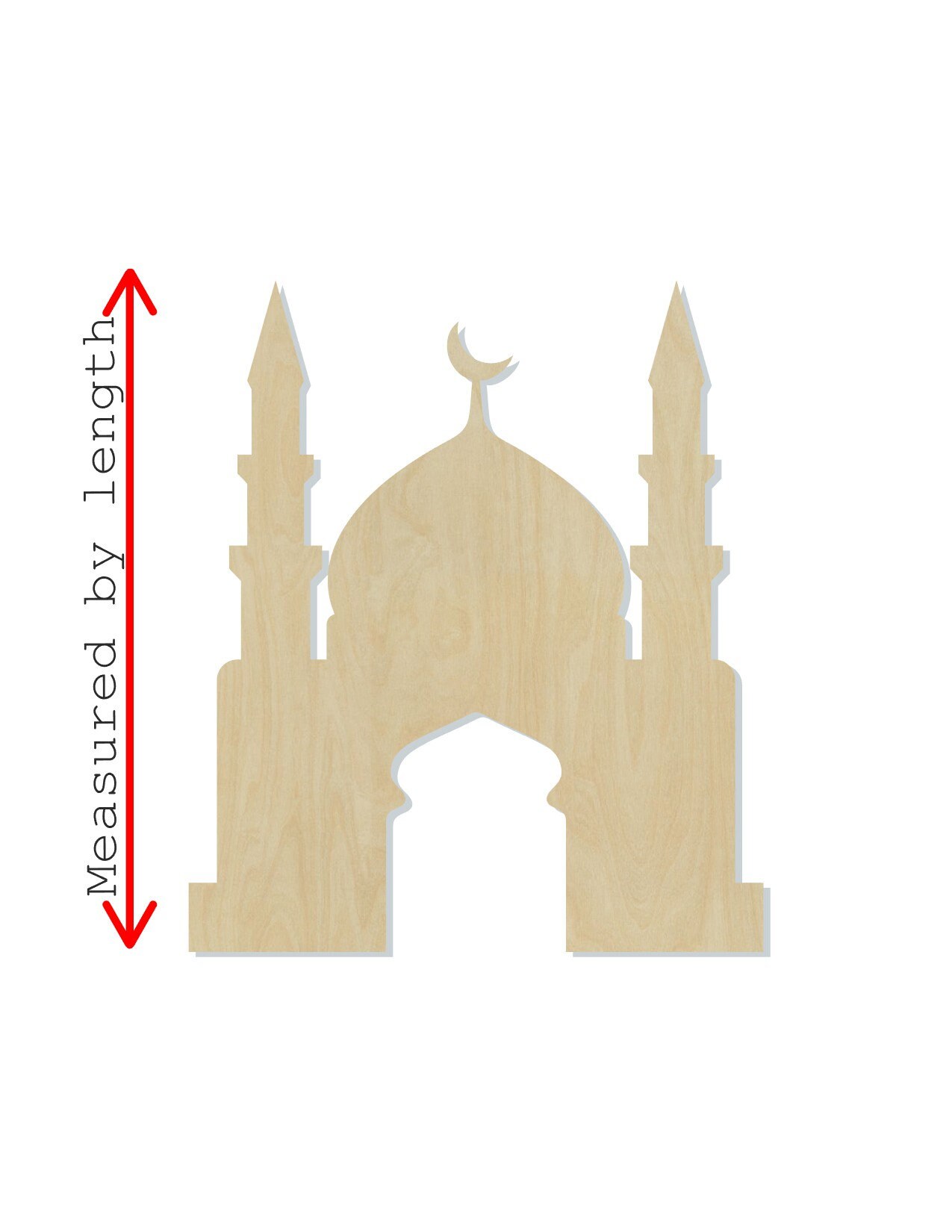 Mosque Wood Shape Cutout 1758 Wood Cutouts Wood Shapes Laser - Etsy