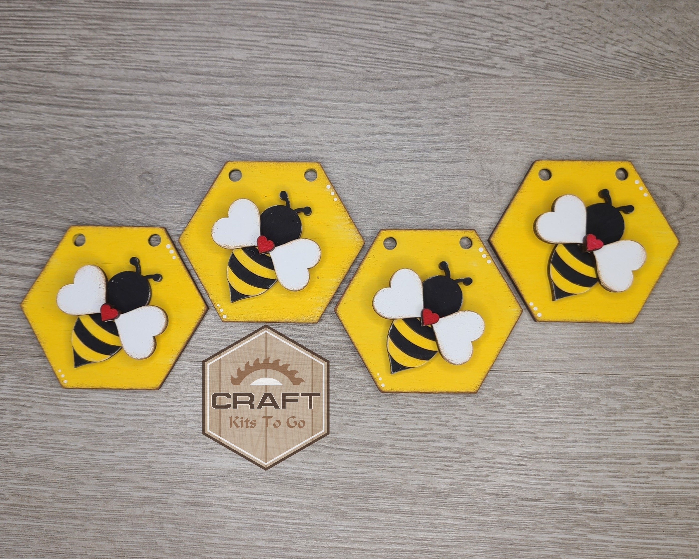 Bee Bunting Beehive Bee Decor DIY Craft Kits Summer Crafts Paint Party ...