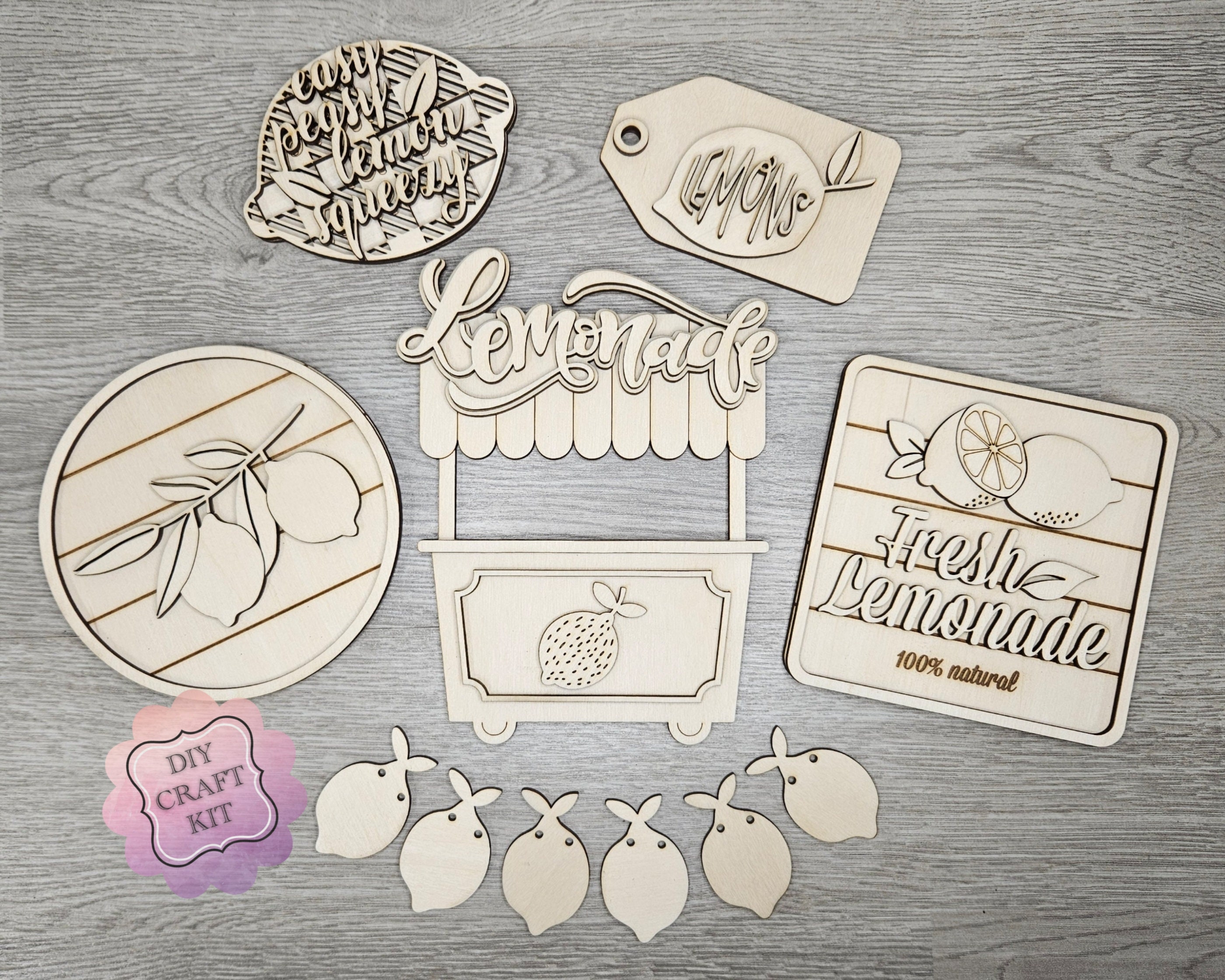 Lemonade Stand Lemons Summer Decor Summertime Summer Crafts DIY Craft ...