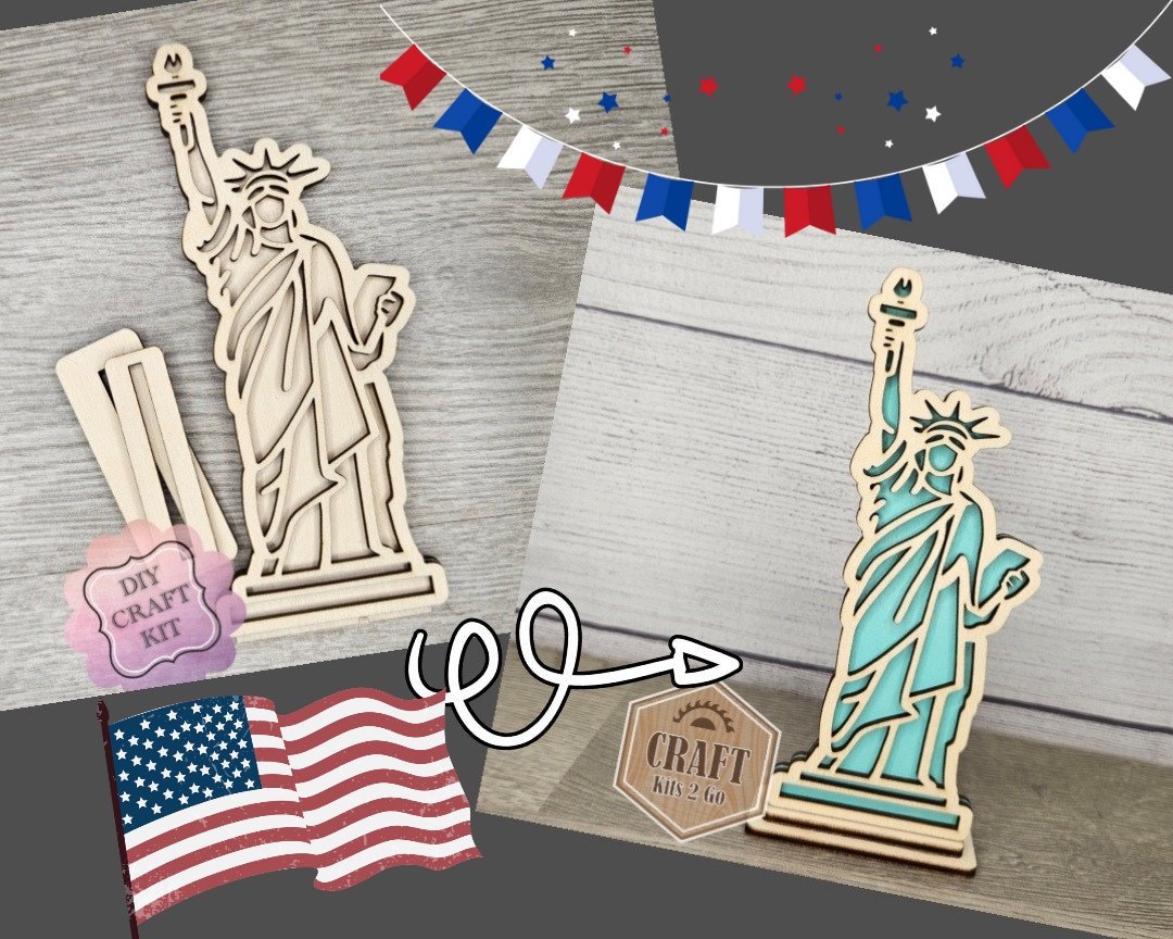 Statue of Liberty | 4th of July Decor | America | USA | Patriotic Decor ...