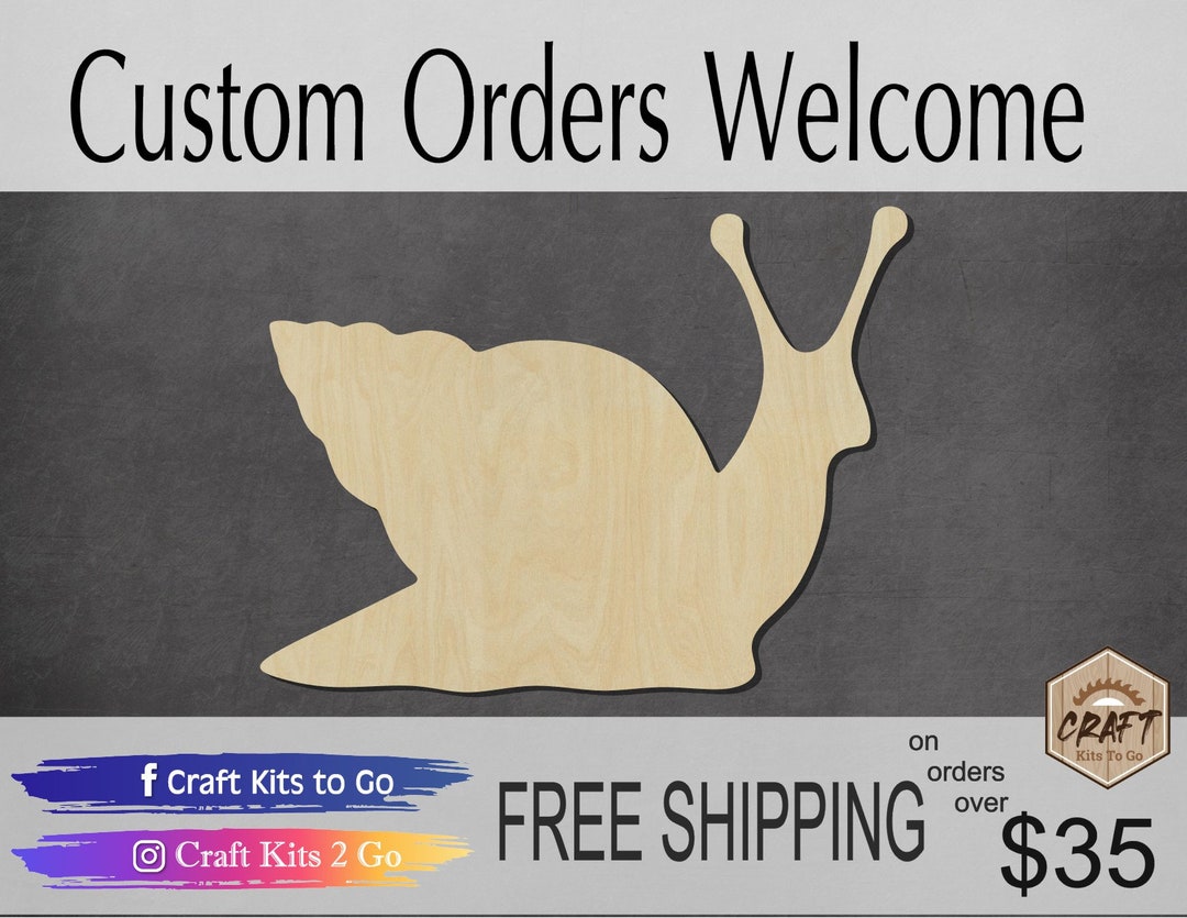 Snail Bug Insect Zoo Animals Wildlife Animal Wood Shape Cutout - Etsy