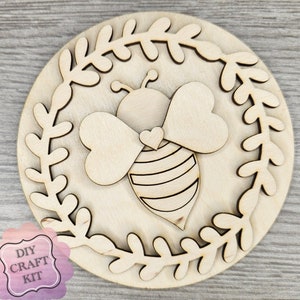 Bee Sign Honey Bee Summer Crafts DIY Craft Kits Paint Party Supplies ...