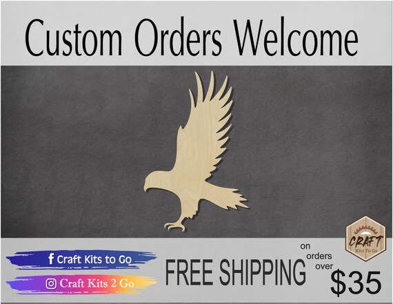 Hawk Bird Wildlife Birds Wood Shape Cutout 1586 Wood Cutouts - Etsy