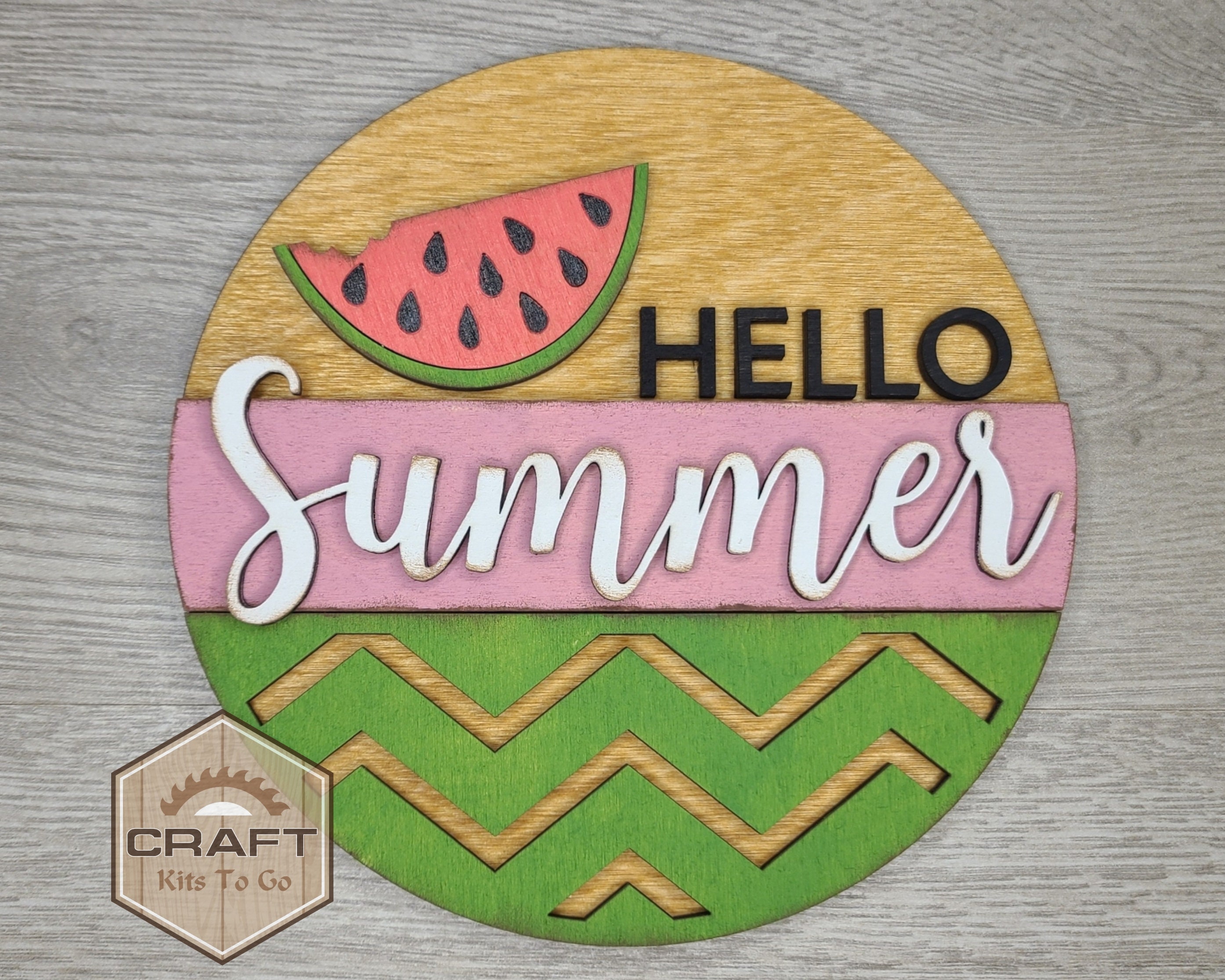 Watermelon Summer Sign Summer Crafts Hello Summer Summertime Summer ...
