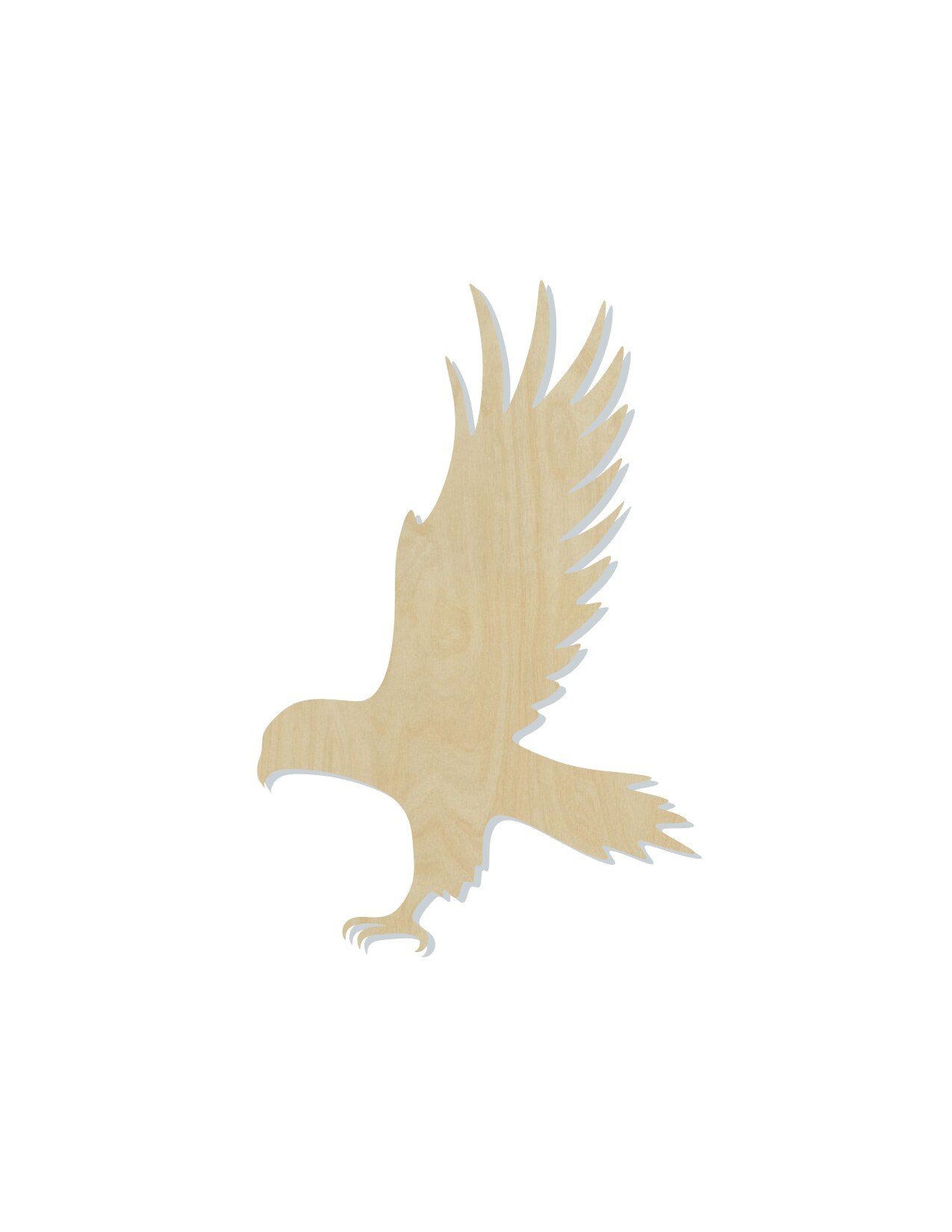 Hawk Bird Wildlife Birds Wood Shape Cutout 1586 Wood Cutouts Wood ...