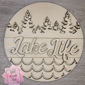 Lake Life | Lake House | Outdoors | Summer | DIY Craft Kits | Paint ...