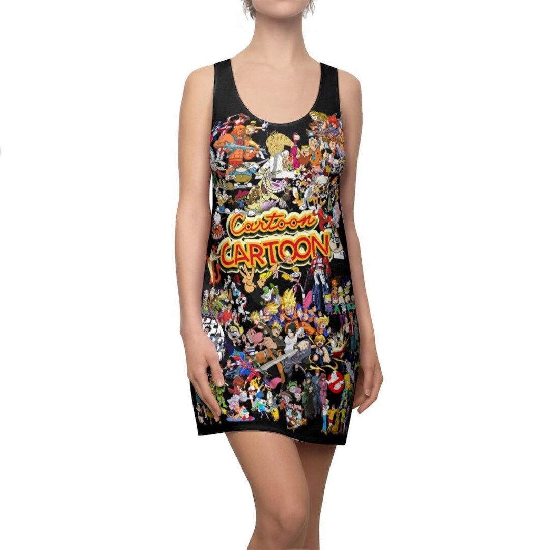 Classic Cartoons Racerback Dress - Etsy
