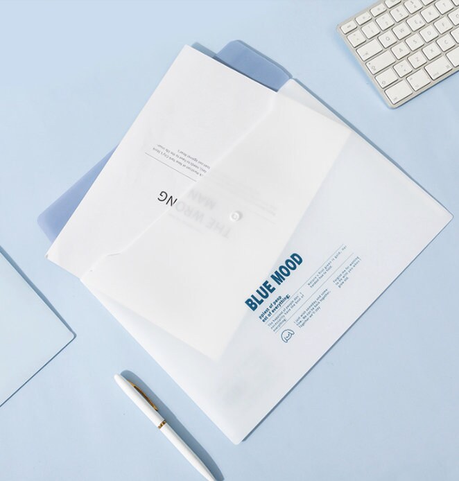 Night and Midnight A4 Doc File Blue Folder Perfect Organise Documents ...